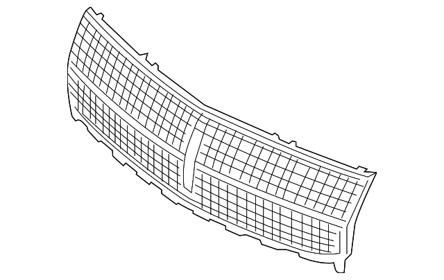 2007-2010 Lincoln MKX 2007-2010 Lincoln MKX Front Radiator Chrome Mesh ...
