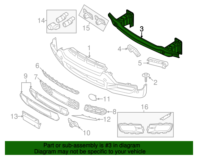 Genuine BMW 51-11-7-165-458 | Impact Bar | FREE Shipping on Most Orders ...
