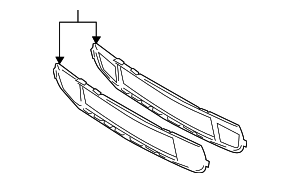 51117171348 - 2007-2009 BMW X5 Bumper Filler (51-11-7-171-348) | BMW of ...