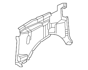 2003-2023 GM Front Driver Side Inner Fender 19356376 GM | GMPartsDirect.com