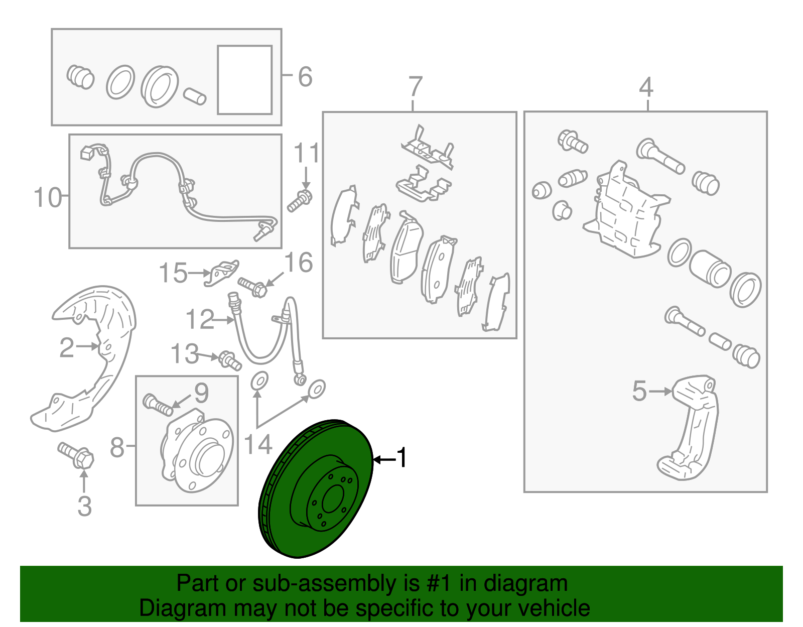 2013-2024 Toyota Rotor su00300586 | Retail Performance Auto Parts