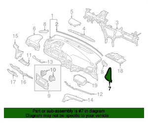 2019-2020 Hyundai Elantra Side Cover 84766-F3500-TRY | QuirkParts