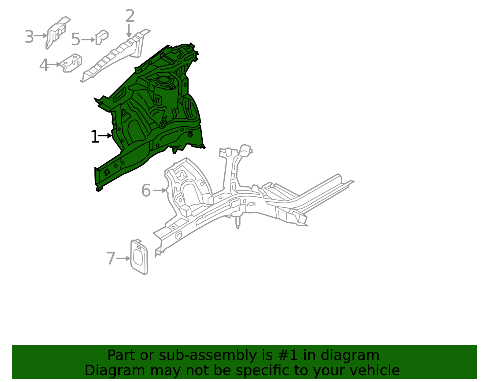 2018-2023 Hyundai Kona Apron Assembly 64501-J9000 | OEM Parts Online