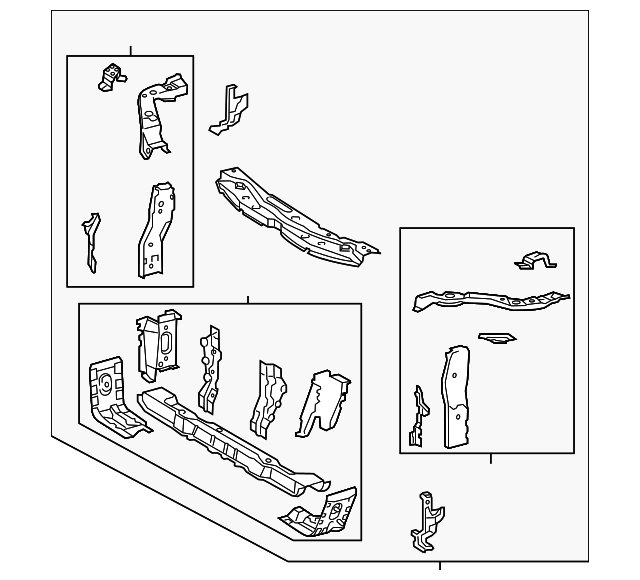 Lexus OEM Radiator Support Part# 53201-33191 | OEM Vehicle Parts