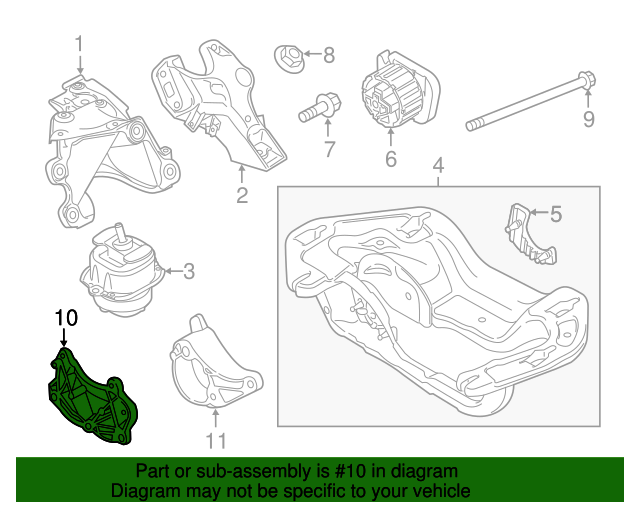 Genuine BMW 22-31-6-874-826 | Bearing Housing | FREE Shipping on Most ...
