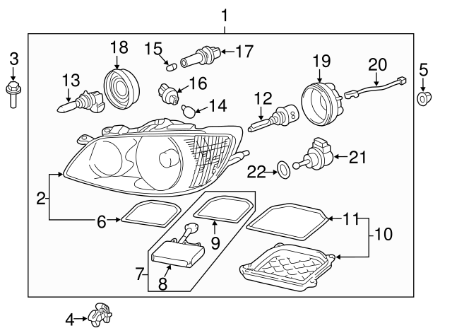2001-2005 Lexus IS300 Control Module 81107-53040 | OEM Parts Online