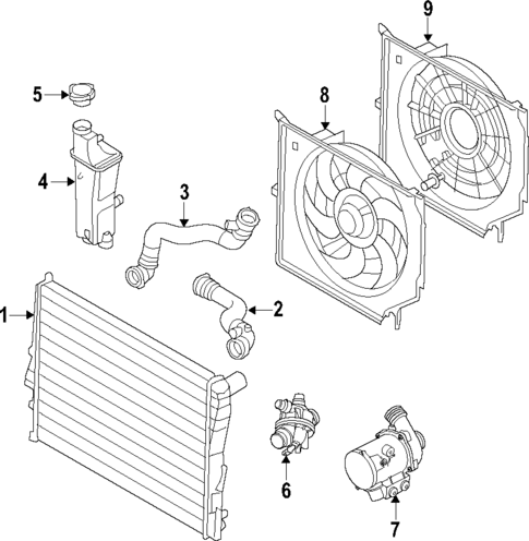Radiator & Components for 2008 BMW X3 | getBMWparts