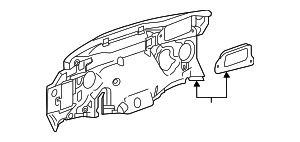 2019-2023 GM Dash Panel Inner Insulator 84832949 | QuirkParts