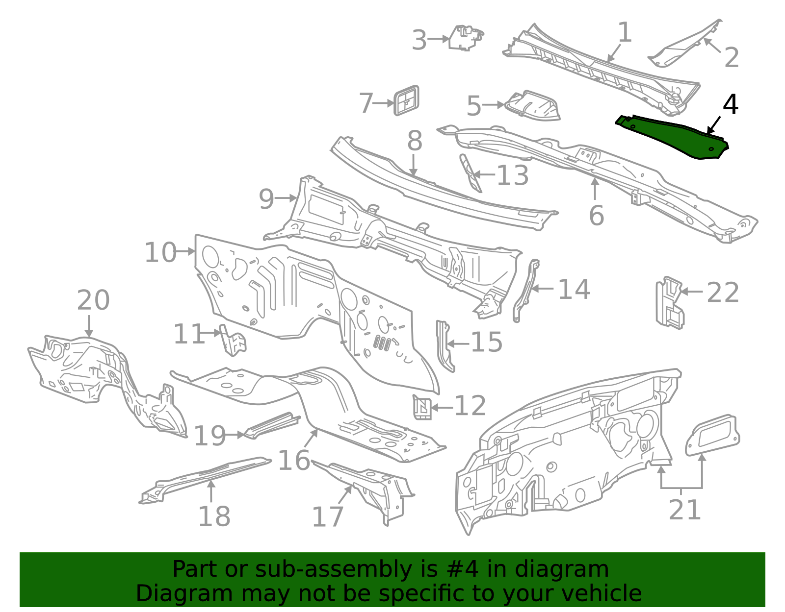 2019-2025 GM Lower Shield 84829978 GM | GMPartsDirect.com