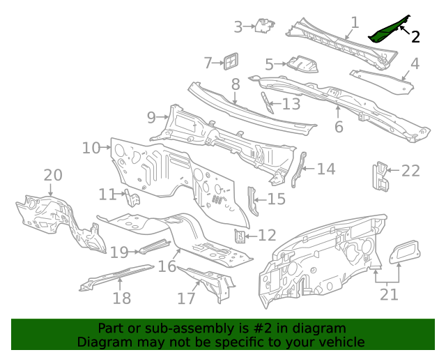 2019-2023 GMC Sierra 1500 Side Cover 85539454 | GMPartsDirect.com