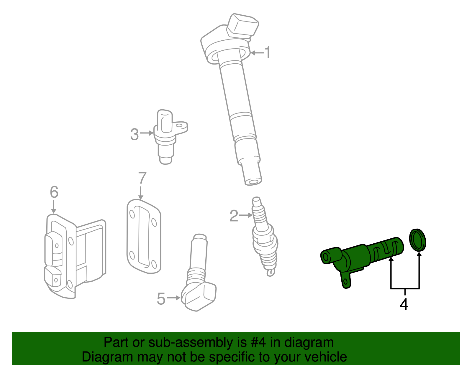2007-2024 Toyota Engine Variable Valve Timing (VVT) Solenoid (Left ...
