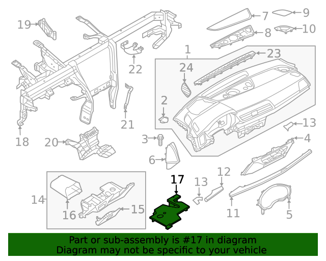80B-863-083-C - Lower Panel 2018-2023 Audi | Audi OEM Parts