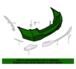 51128745839 - 2020-2022 BMW Bumper Cover (51-12-8-745-839) | BMW of ...