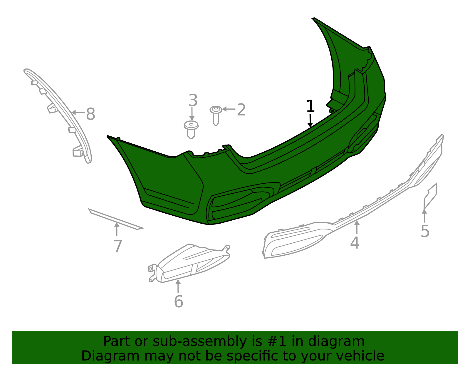 51128745839 - 2020-2022 BMW Bumper Cover (51-12-8-745-839) | BMW of ...
