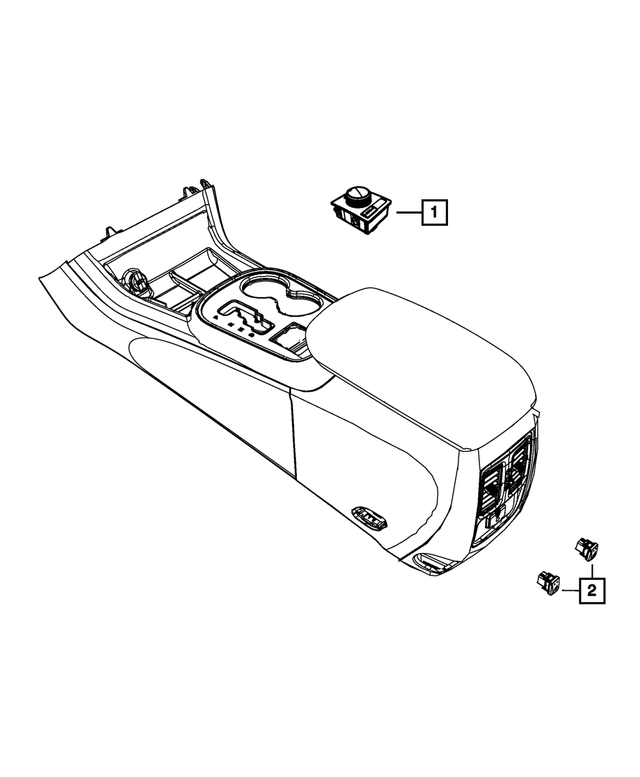 56046472AA - Switch-Transfer Case 2011-2013 Dodge Durango | Mopar ...