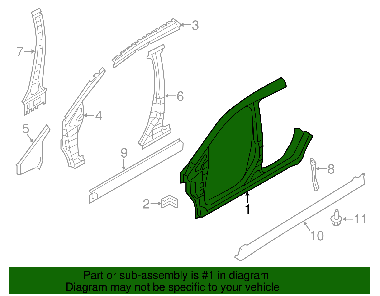 76032-5SA0A - Outer Aperture 2018-2025 Nissan LEAF | Nissan Parts ...