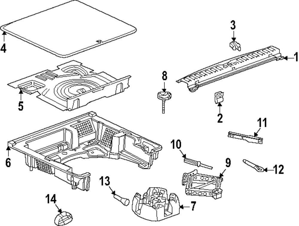 26368421 - F Molding 2025 Chevrolet Equinox | Gateway Buick GMC Parts