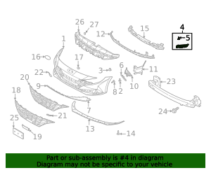 Genuine Side Bracket for 2021-2024 Hyundai | Part# 86551-AA000 ...