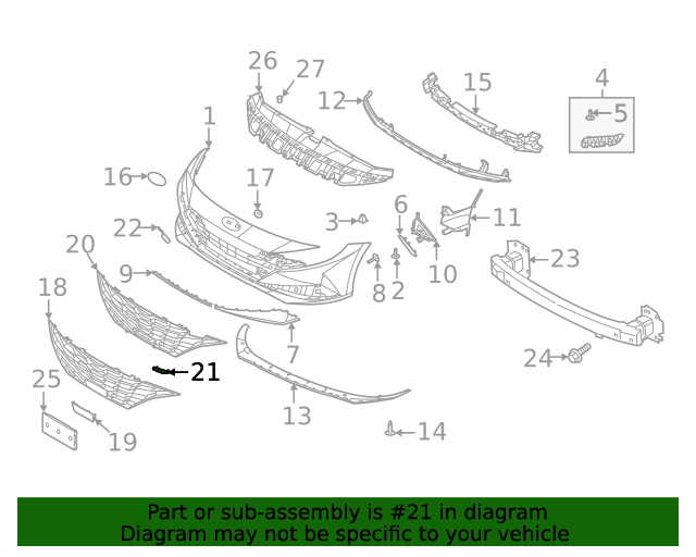 2021-2023 Hyundai Elantra Inner Cover Cover Plate 863B5-AA010 | OEM ...