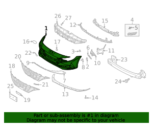 2021-2023 Hyundai Elantra Bumper Cover 86511-AA000 | OEM Parts Online