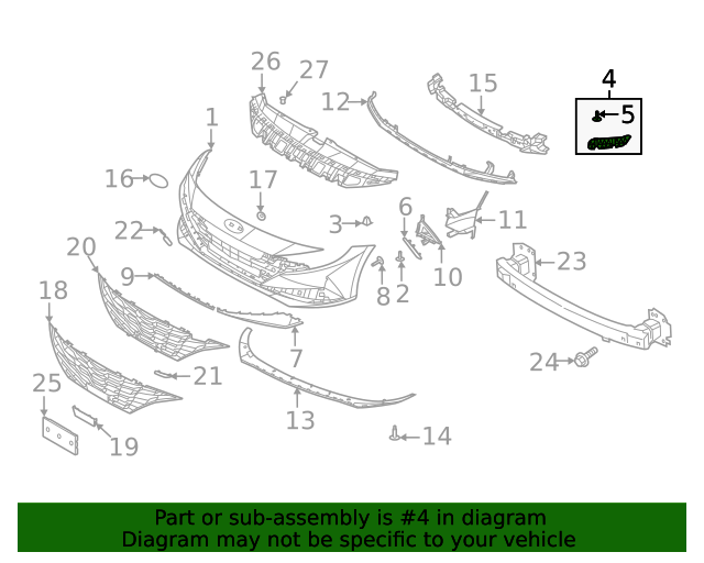 2021-2022 Hyundai Elantra Side Bracket 86551-AA000 | QuirkParts