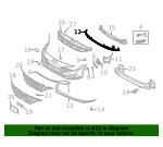 Genuine Bumper Grille for 2021-2023 Hyundai Elantra | Part# 86531-AA000 ...