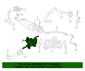 25620-37140 - Egr Valve 2016-2023 Toyota | Longo Toyota Parts