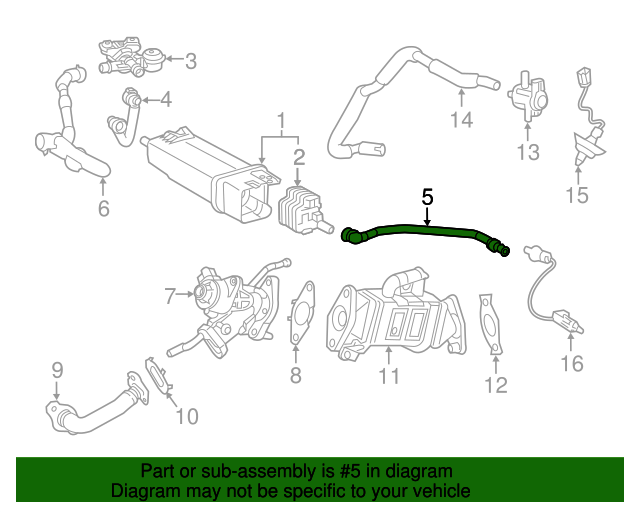 77404-47170 - Vent Hose - 2019-2022 Toyota | OEM Genuine Toyota Parts