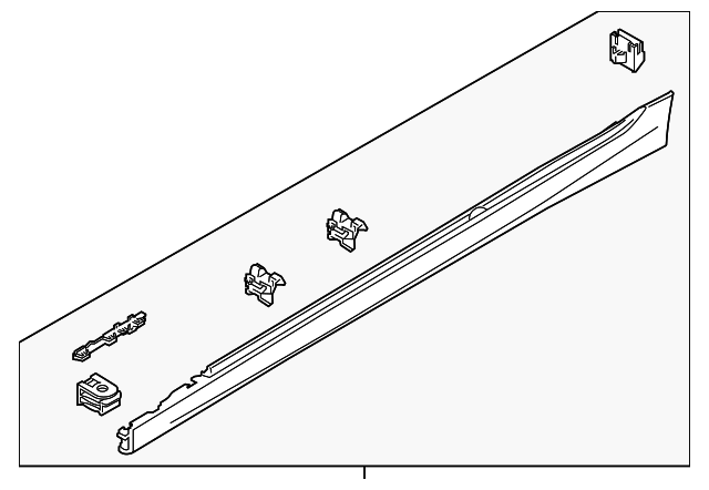 2019-2024 BMW | Rocker Molding | 51778099909 | BMW OEM Parts Store