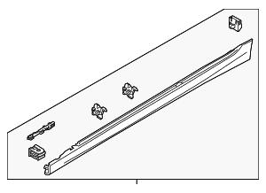 2019-2024 BMW | Rocker Molding | 51778099909 | BMW OEM Parts Store