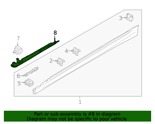Genuine BMW 63-17-7-946-654 | Lamp Bracket | FREE Shipping on Most ...