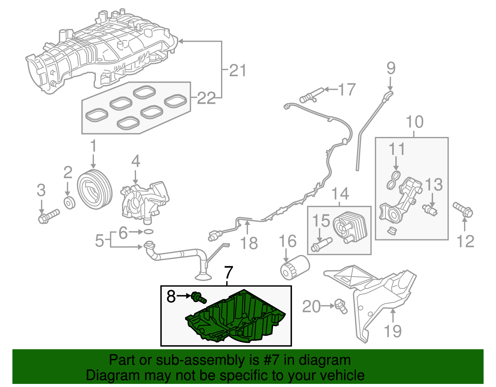 HL3Z-6675-A - Oil Pan 2017-2019 Ford | Ford Parts Direct
