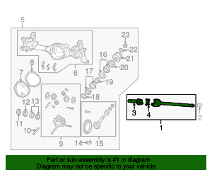 2010-2013 Mopar Shaft 68065427AB | Mopar Parts Canada