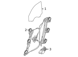 51-33-7-474-355 - Door Glass 2020-2024 BMW | AutoNationParts.com