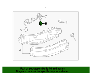 1999-2020 Nissan Bulb 26261-89949 | QuirkParts