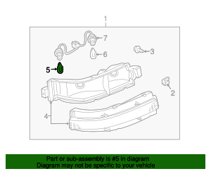 2003-2020 Nissan Signal Lamp Bulb 26261-89962 | TascaParts.com