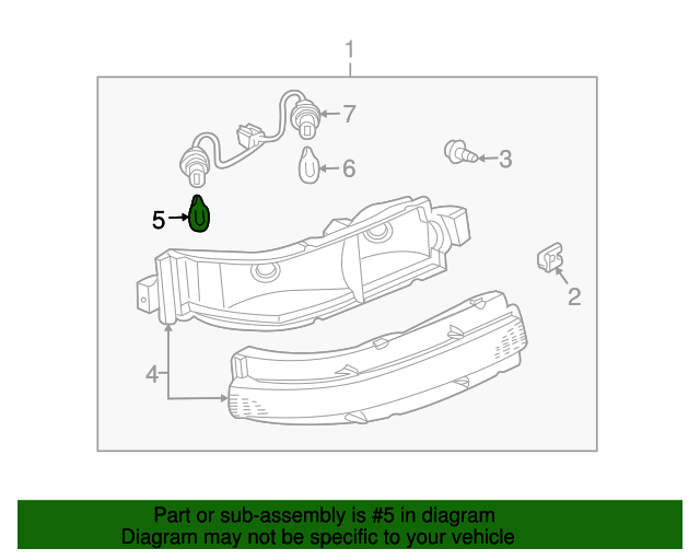 2003-2020 Nissan Signal Lamp Bulb 26261-89962 | TascaParts.com