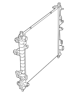 2021-2023 Dodge Durango Radiator 68480072ac | TascaParts.com