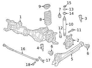 2019-2020 Ram 3500 Trailing Arm 68377469AD | TascaParts.com