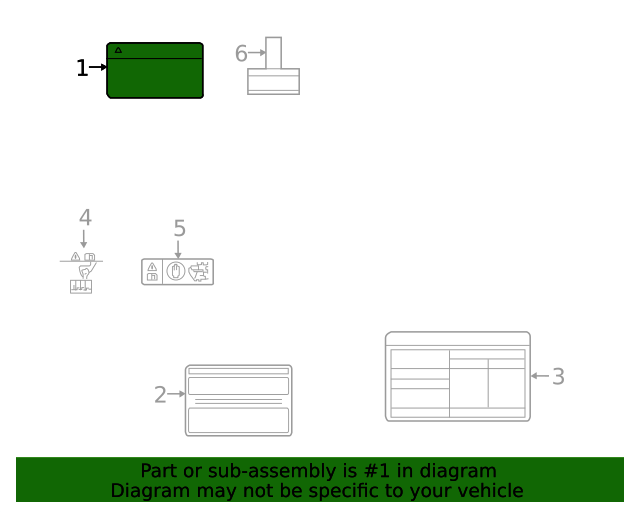 2019-2024 Hyundai AC Label 97699-F2000 | HyundaiParts.Online