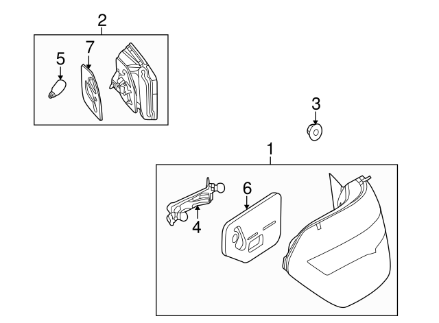 2010-2013 Mercedes-Benz Backup Lamp Assembly 212-906-01-58-64 | MB ...