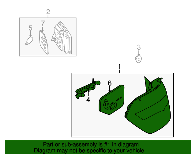 212-906-08-58-64 - Tail Light Assembly 2010-2013 Mercedes-Benz ...