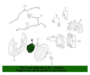 33-41-6-867-927 - Wheel Bearing and Hub Assembly 2014-2019 Mini ...