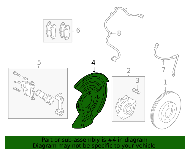 4605C083 - Splash Shield 2022-2023 Mitsubishi Outlander | Mitsubishi ...