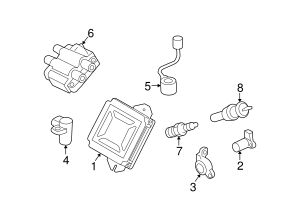 2008-2009 Subaru Engine Control Module (ECM) 22611BC05A | Subaru Parts Pro