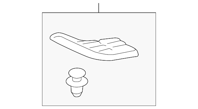 52163-0C070 - Bumper Corner Cover (Right, Rear) - 2014-2021 Toyota ...