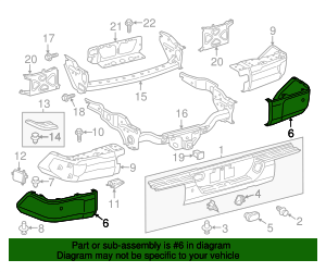 2014-2021 Toyota Tundra End Cap 52155-0C903 | OEM Parts Online