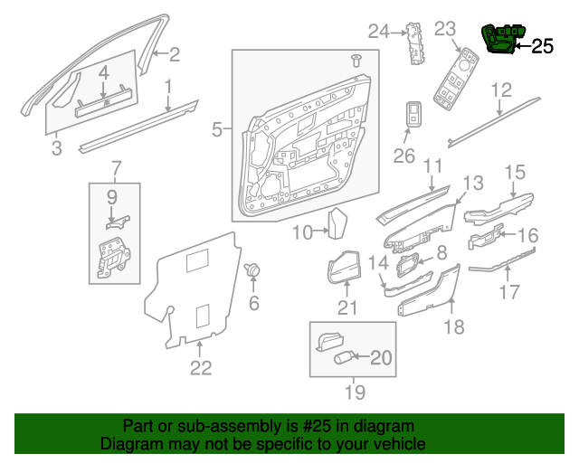 2009-2018 Mercedes-Benz Switch Block 212-905-02-51-9107 | Mercedes-Benz ...