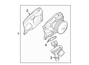 Genuine BMW 11-51-8-623-579 | Water Pump Assembly Plate | FREE Shipping ...