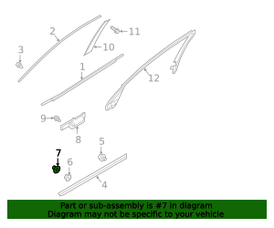 80874-5NA0A (808745na0a) - 2019-2020 Infiniti QX50 Lower Molding ...